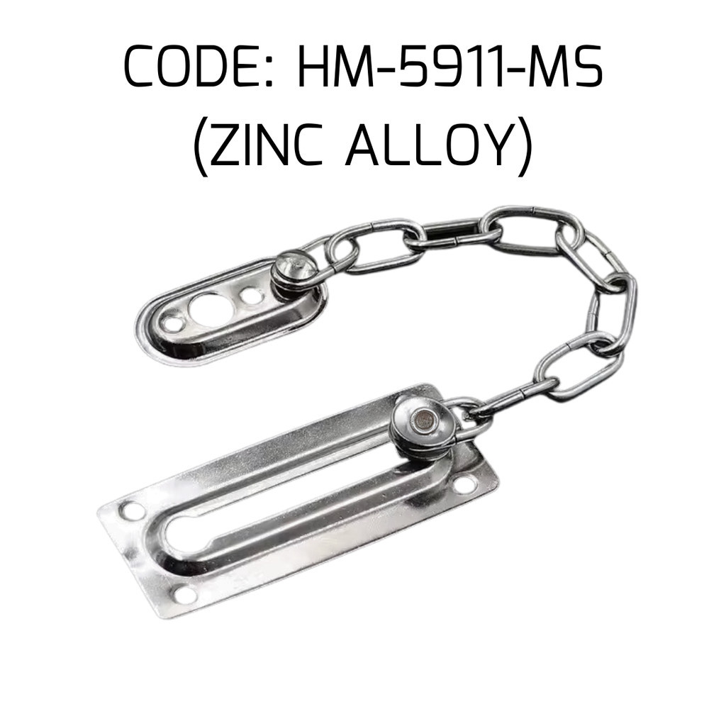 HEMOS HEAVY DUTY SECURITY DOOR CHAIN/SWING BAR DOOR LOCK/DOOR BOLTS ...