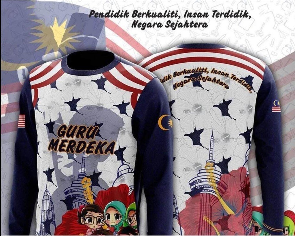 2024 MALAYSIA 67 merdeka day - one Malaysia 3d long tshirt | Shopee ...