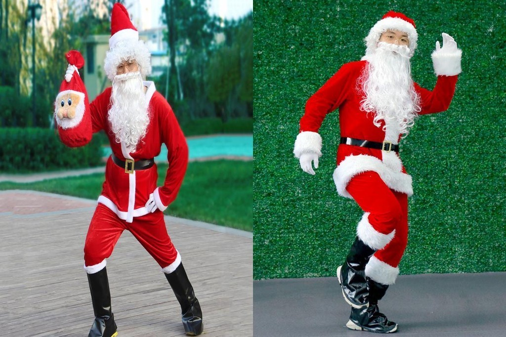 GRE Santa Suit Costume Santa Claus Costume Set Santa Claus Christmas ...