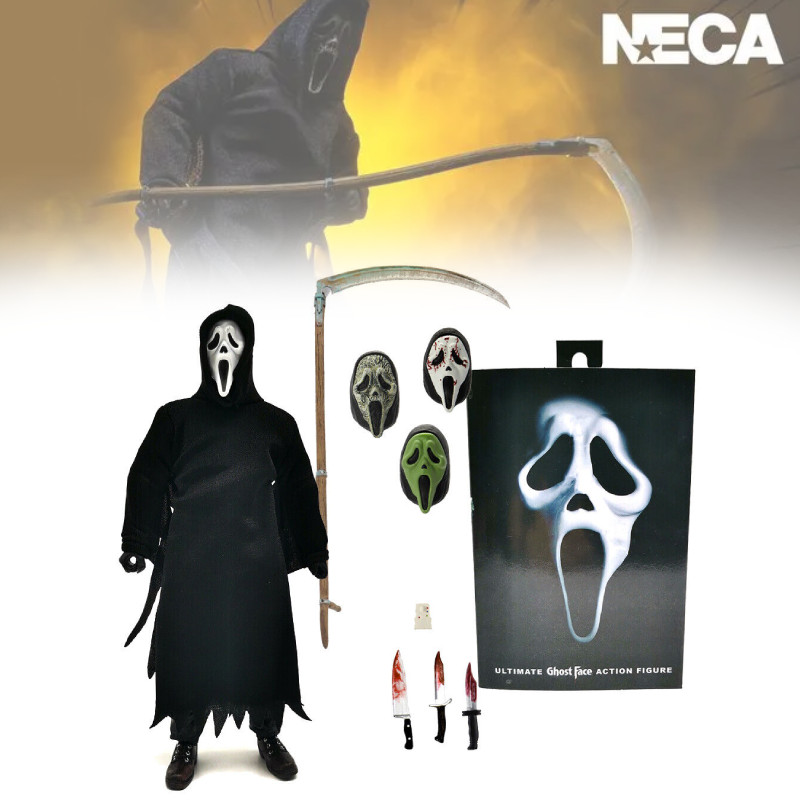 Scream Neca Ghostface Killer Stunning Deluxe 7 Inch Pvc Figure Model ...