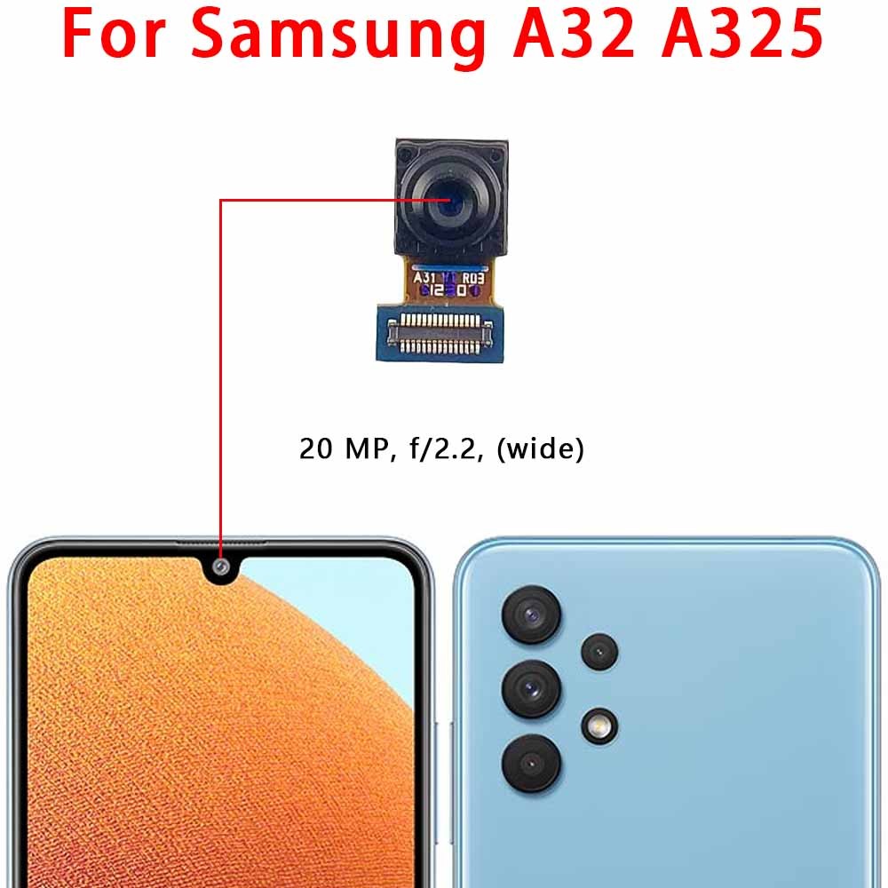 Original Front Camera For Samsung Galaxy A30 A30s A31 A32 A33 A34 A35 ...