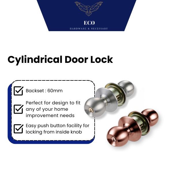 High Quality 587SS/AC/BKSS Toilet/Privacy Cylindrical Door Lock/Lock ...