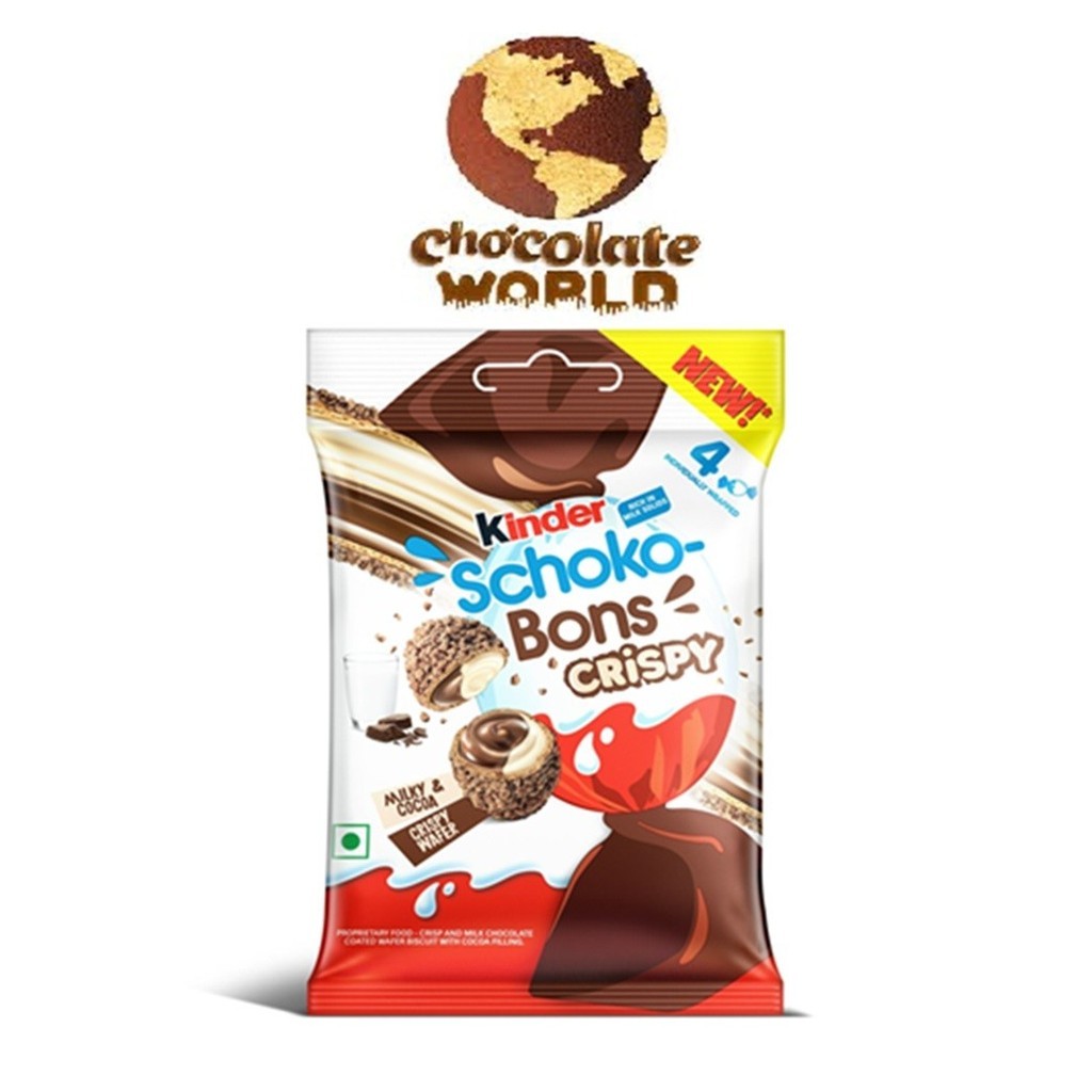 Kinder Schoko Bons Crispy Chocolate Wafer T4 22.4g | Shopee Malaysia