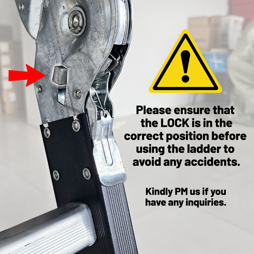 Multipurpose Aluminium Ladder 20 / 24 Steps Heavy Duty Multi Purpose ...