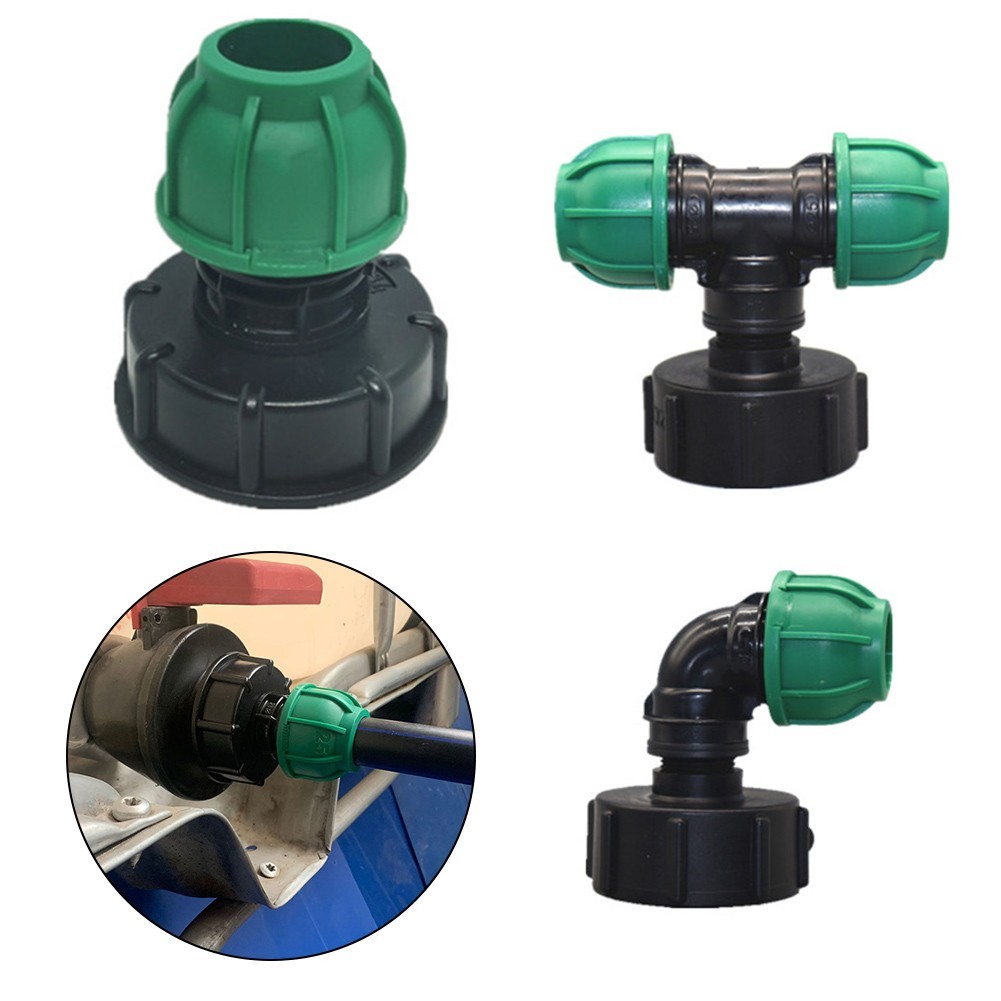 ibc tank to mdpe outlet kit with extender (s60x6)to bring mdpe out from ...