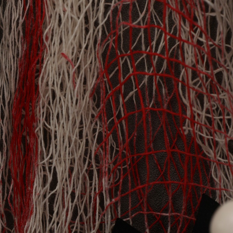 Practical Halloween Blood Stained Mesh Fabric - Easy Install Festive ...