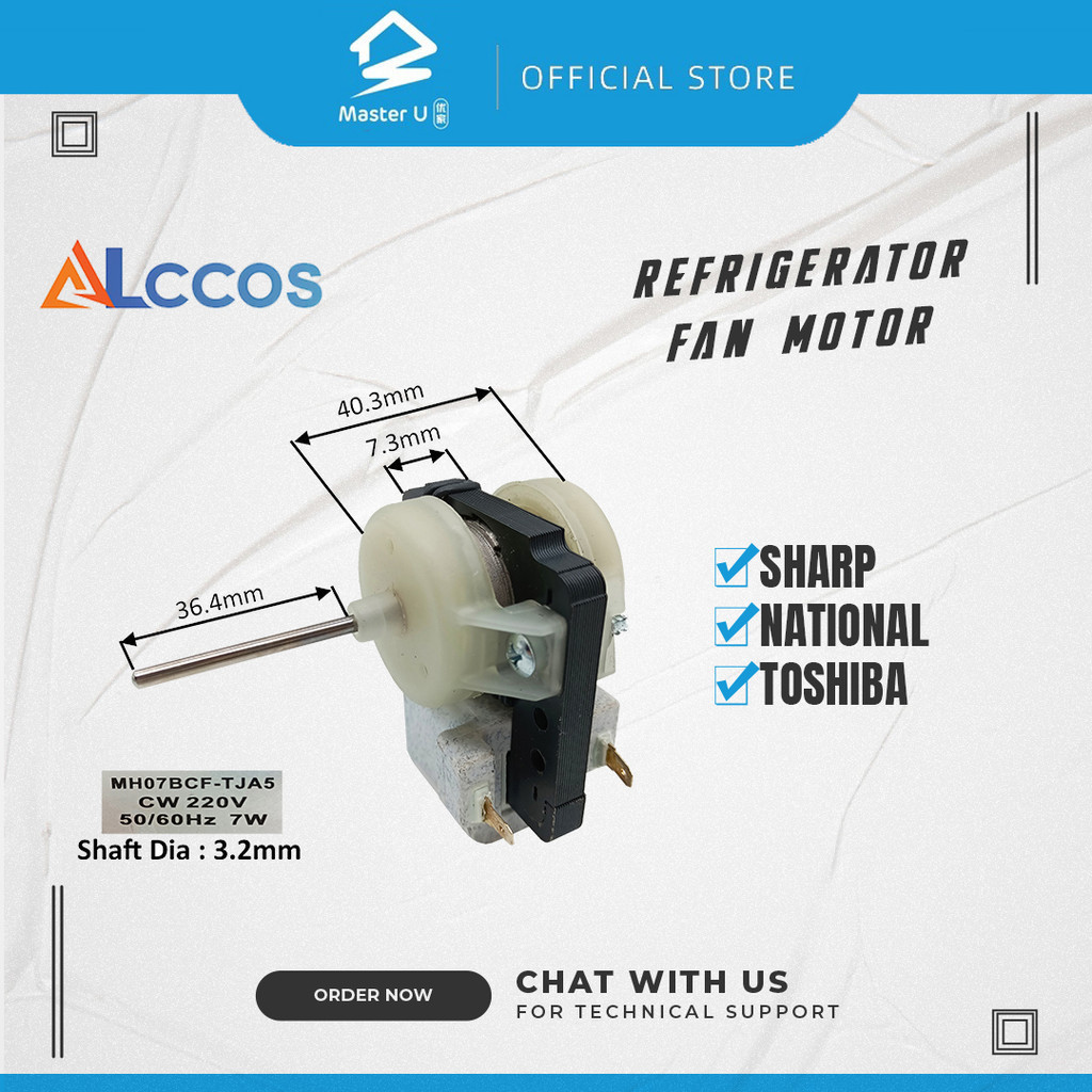 REFRIGERATORS SHARP/NATIONAL/TOSHIBA FAN MOTOR | Shopee Malaysia