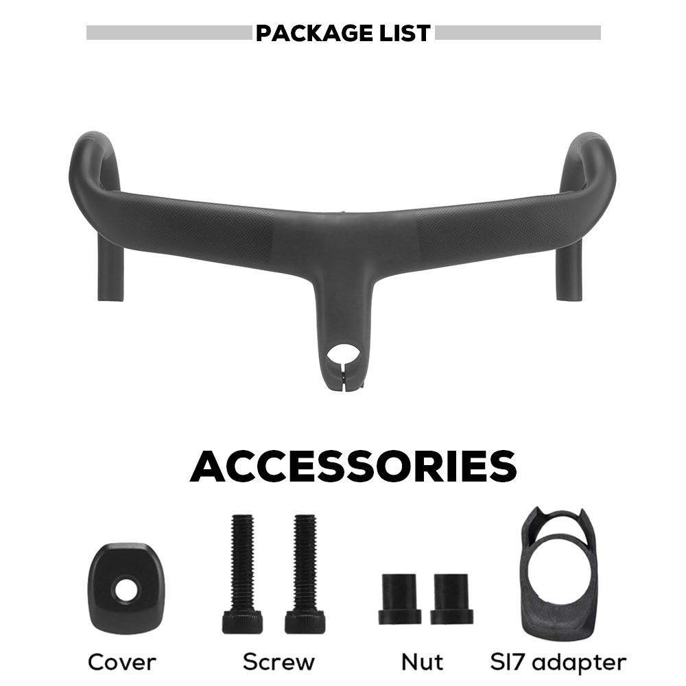 Roval Internal Cable Routing Road Bicycle Handlebar T800 Carbon ...