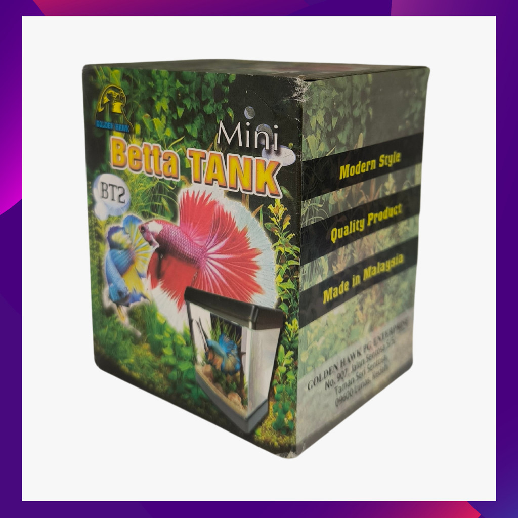BETTA MINI TANK | FISH MINI TANK | AQUARIUM | AKUARIUM | Shopee Malaysia