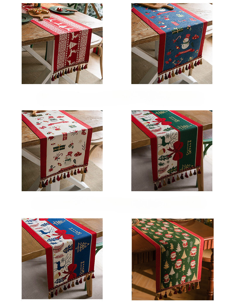 Tablecloth Christmas Decoration Long Tablecloth Suitable for Home ...