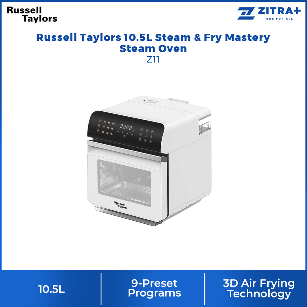 Russell Taylors 10.5L Steam & Fry Mastery Steam Oven Z11 | 3-in-1 Air ...