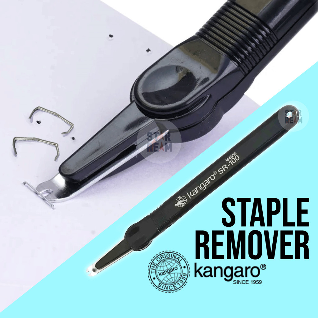 Remove Staples Easily~ Kangaro Staple Remover SR-100 | Shopee Malaysia