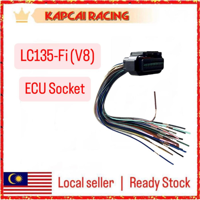 Yamaha LC135 Fi V8 135LC Fi V8 LC V8 ECU Socket Module CDI Unit Socket ...