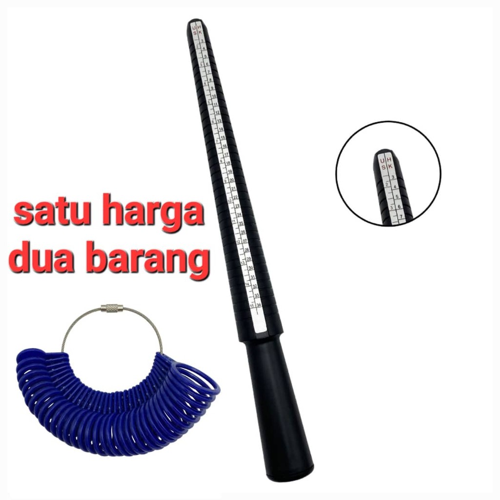 Ring Sizer Stick Ring Measuring Stick+Finger Ring Sizing Measurement ...