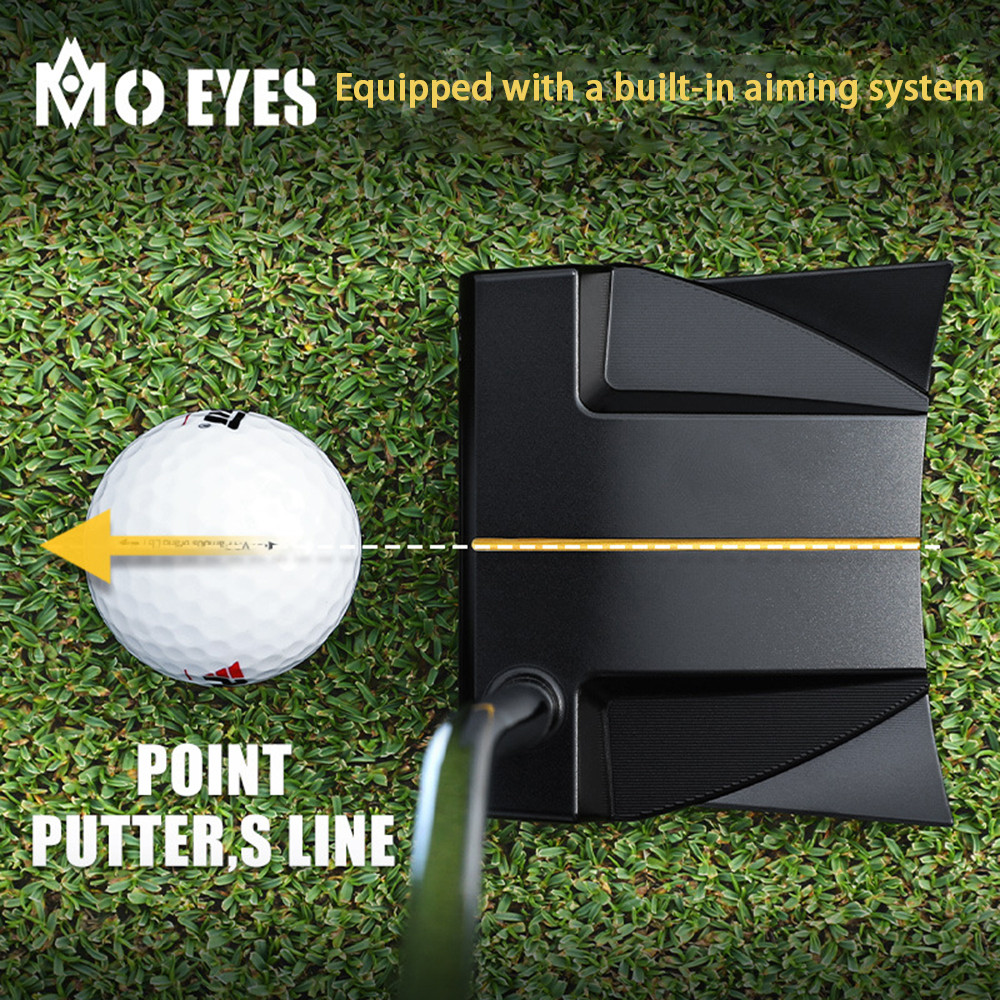 Golf Putter,Stainless Steel Practice Clubs With Aiming Line For Men,Low ...
