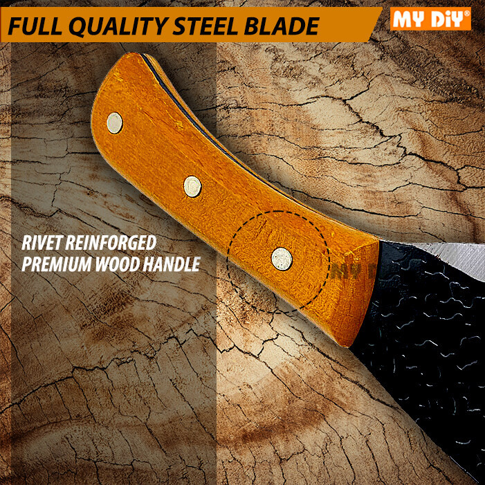 GREAT DEAL!!! 14" WOOD HANDLE CHOPPER KNIFE / PISAU KAYU PISAU KEBUN ...