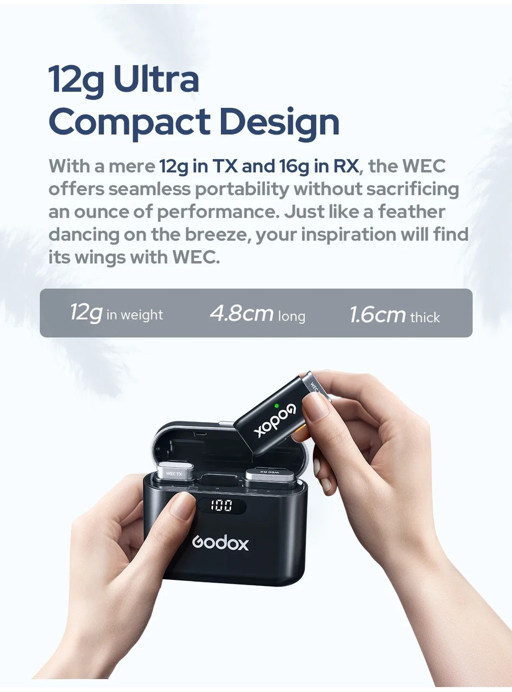 GODOX WEC 2.4GHz Wireless Microphone System Kit1 / Kit2 | Shopee Malaysia