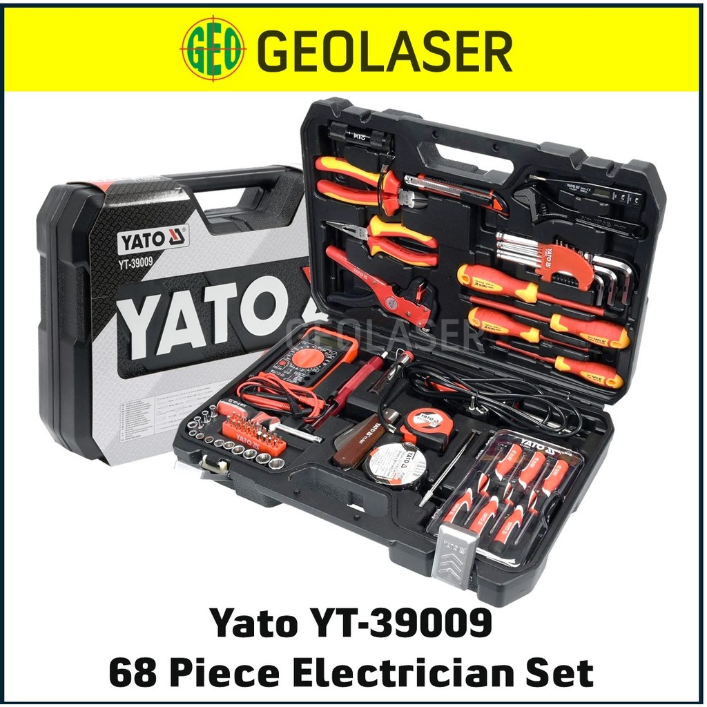 YATO YT-39009 68pcs Electrician Wireman Kit Set | Shopee Malaysia