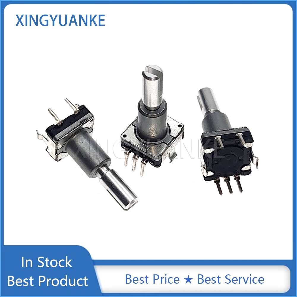 1Pcs/lot EC11 Rotary Encoder With Push Button Switch 30 Position Audio ...