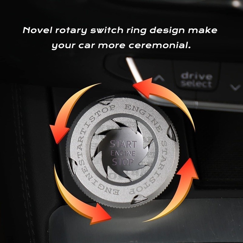 New Auto Car Engine Push Start Stop Button Cover Proton Decoration ...