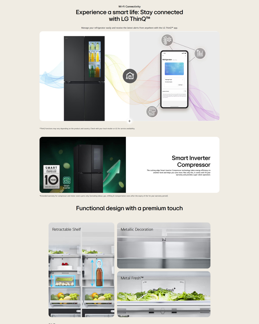 LG GC-V24FFCHB | 601L French Door Fridge with InstaView in Matte Black ...