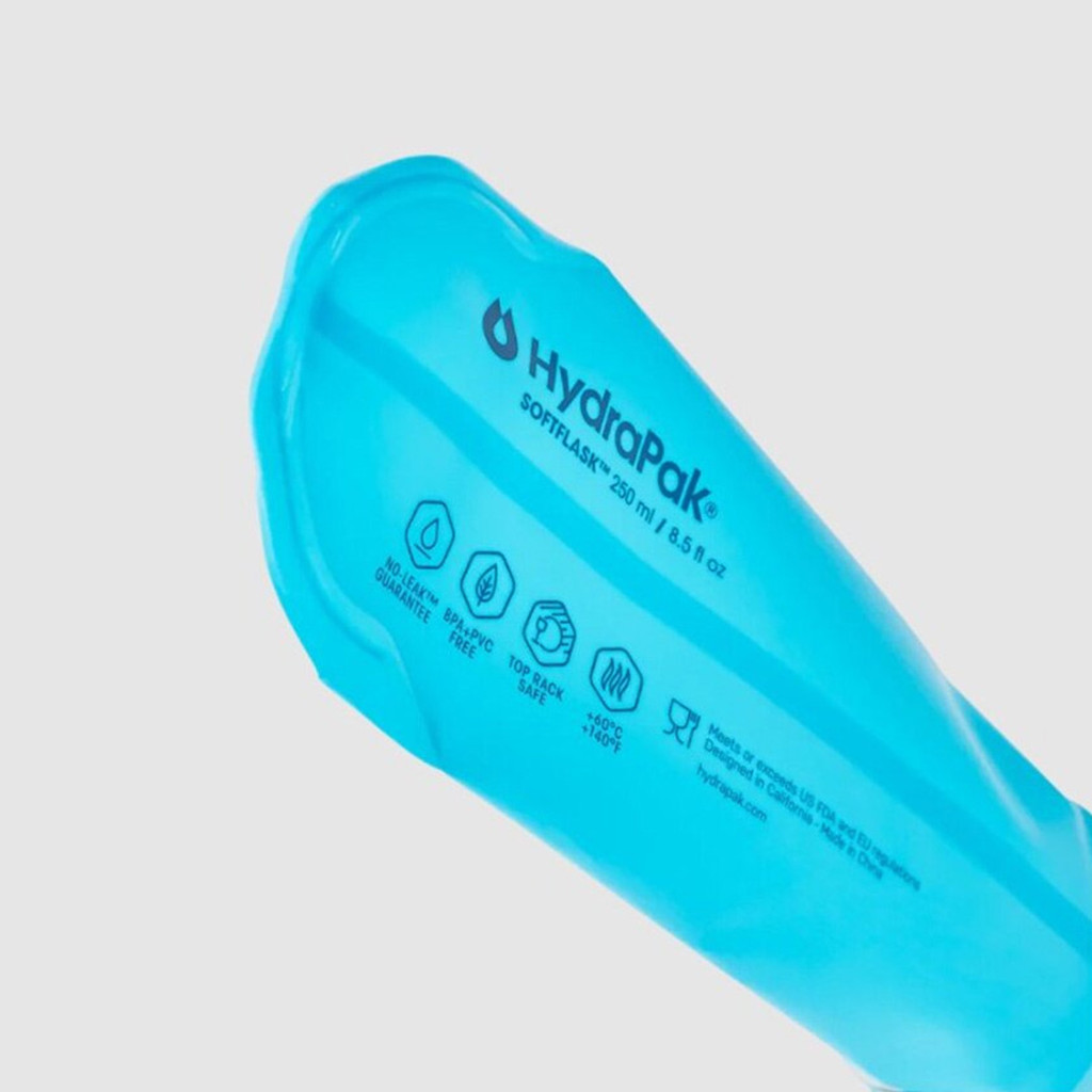 HydraPak SoftFlask™ 250ML Lightweight Collapsible Flask for Running, Gels & Hydration Packs ...