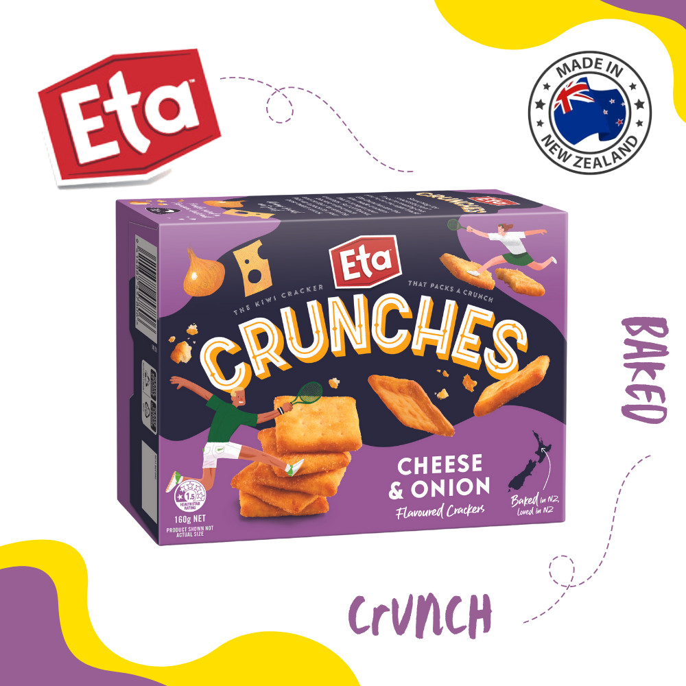 ETA CRUNCHES CHEESE ONION 160G | Shopee Malaysia