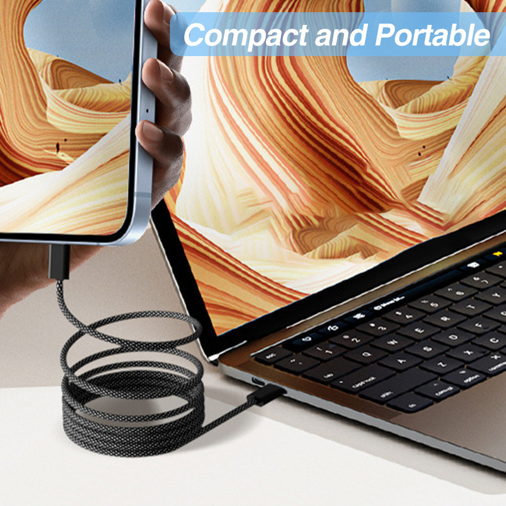 Ankndo Magnetic Fast Charger Cable USB C To C for iP 15 66W Type-C To C ...