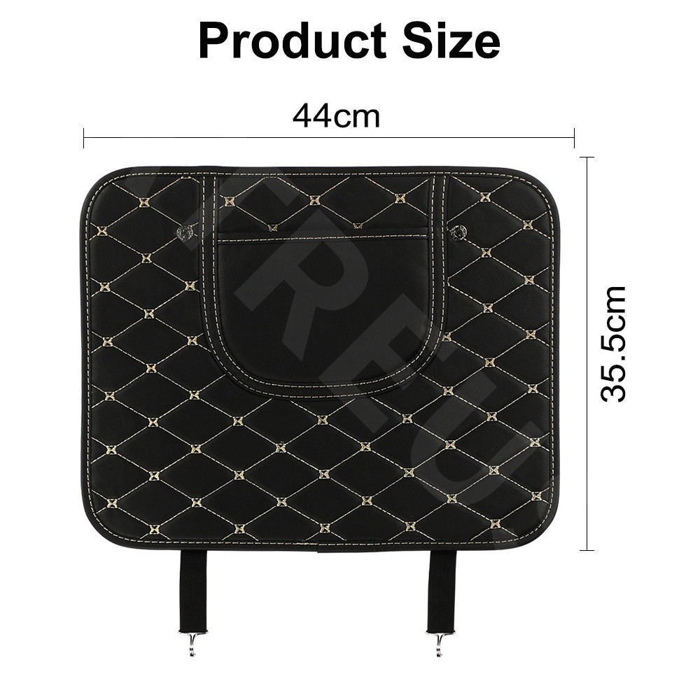 Chery Car Seat Back Anti Kick Pad Waterproof Mat PU Leather Protector ...