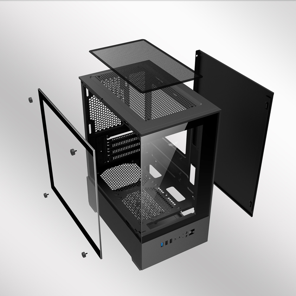 Armaggeddon Aquaron DUPLEX ONE MATX Dual Chamber PC Gaming Case | 3 ...