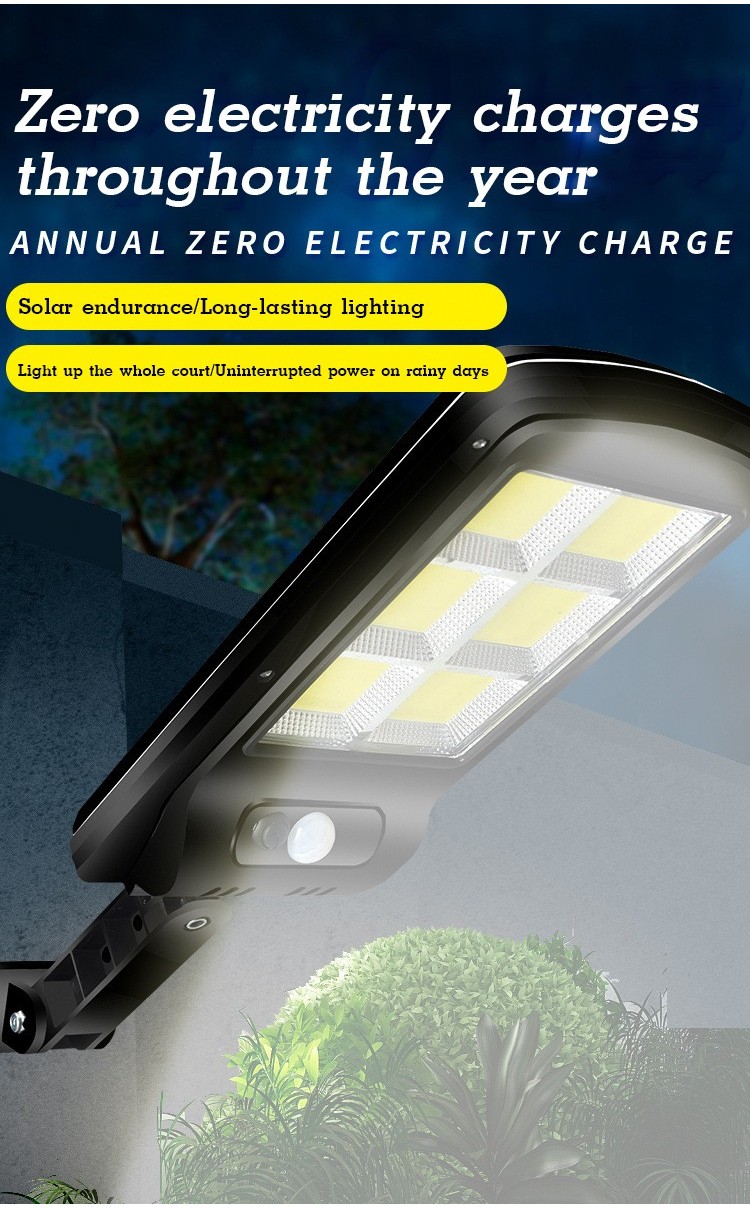 Outdoor smart induction solar street light garden wall light stall ...