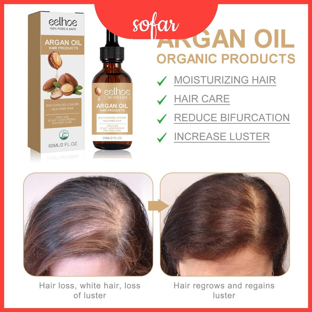 Moroccan Argan Eelhoe Oil Hair Serum Deep Conditioning Elixir For Frizz Control Shiny Hair Scalp ...