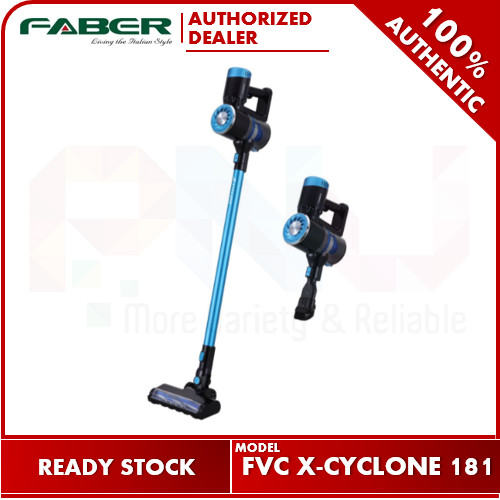 Faber Rechargeable Cordless Handheld Stick Vacuum Cleaner FVC X-CYCLONE ...
