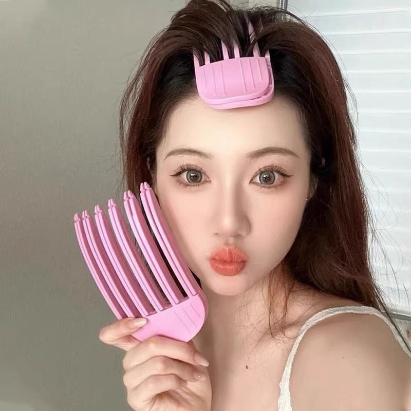 JOJO COCO Wind Plastic Comb Pad Hair Root Hairpin Female Lazy Seamless ...