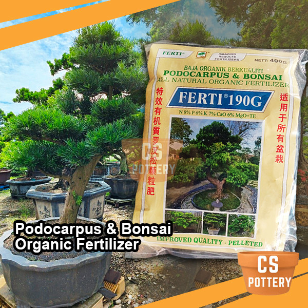 FERTI 190G Podocarpus & Bonsai 400g/ 1kg Organic Fertilizer Flower ...