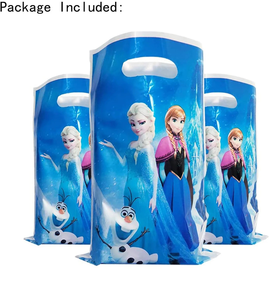 10/40Pc Frozen Princess Party Gift Bags Anna Elsa Goody Bags Olaf Favor ...