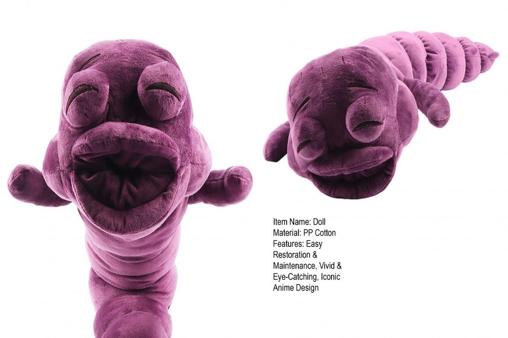 Cursed Doll Prop Soft Plush Worm Jujutsu Cursed Doll Plush Toy 80cm ...