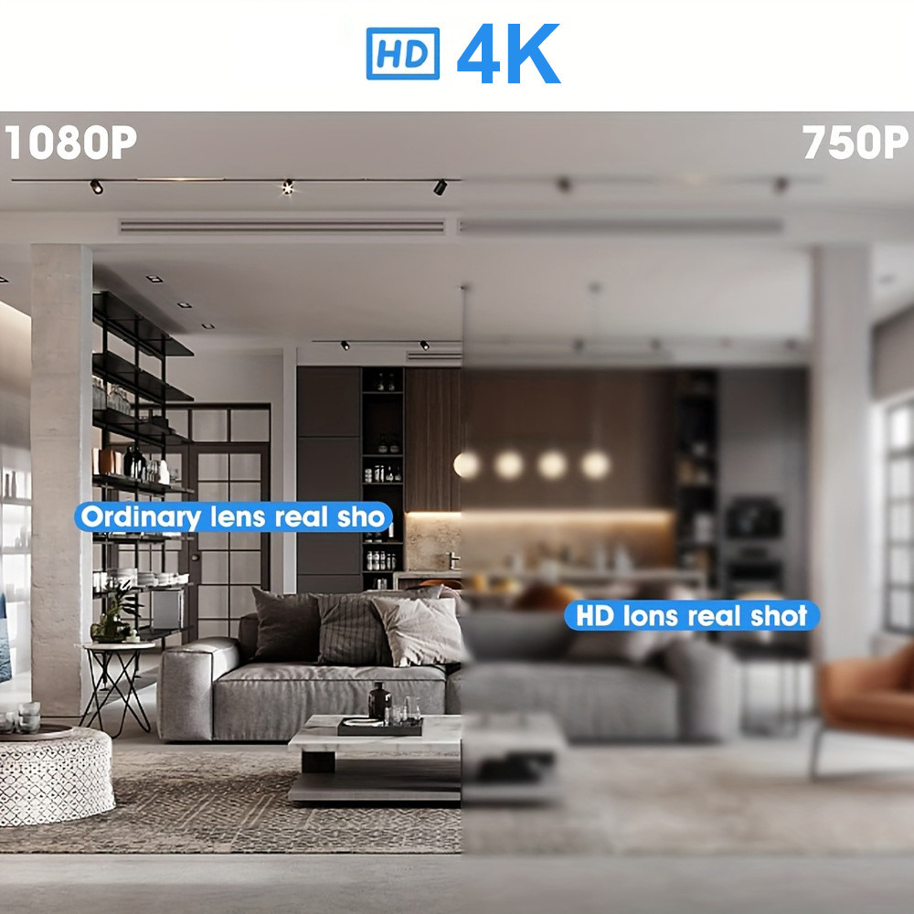 2025 new 4K smart mini surveillance camera, full-color night vision HD ...