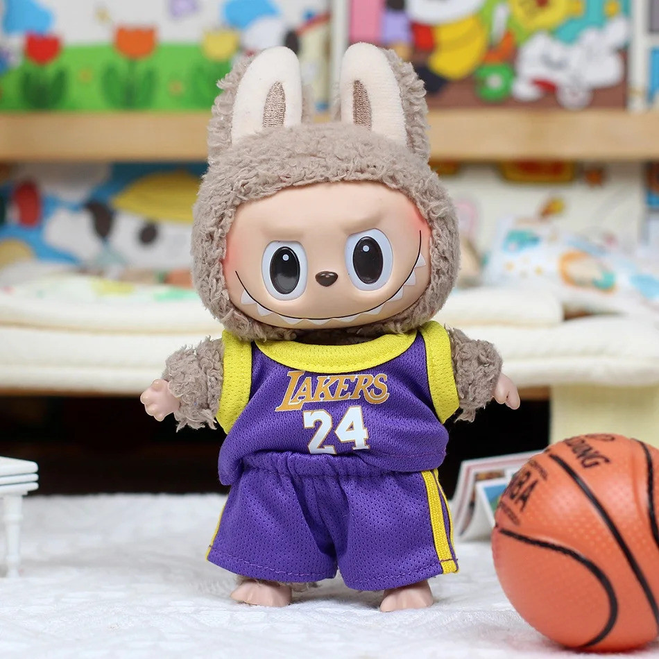 15cm 17cm Labubu Clothes Basketball Jerseys For Labubu V1 V2 V3 Baby ...