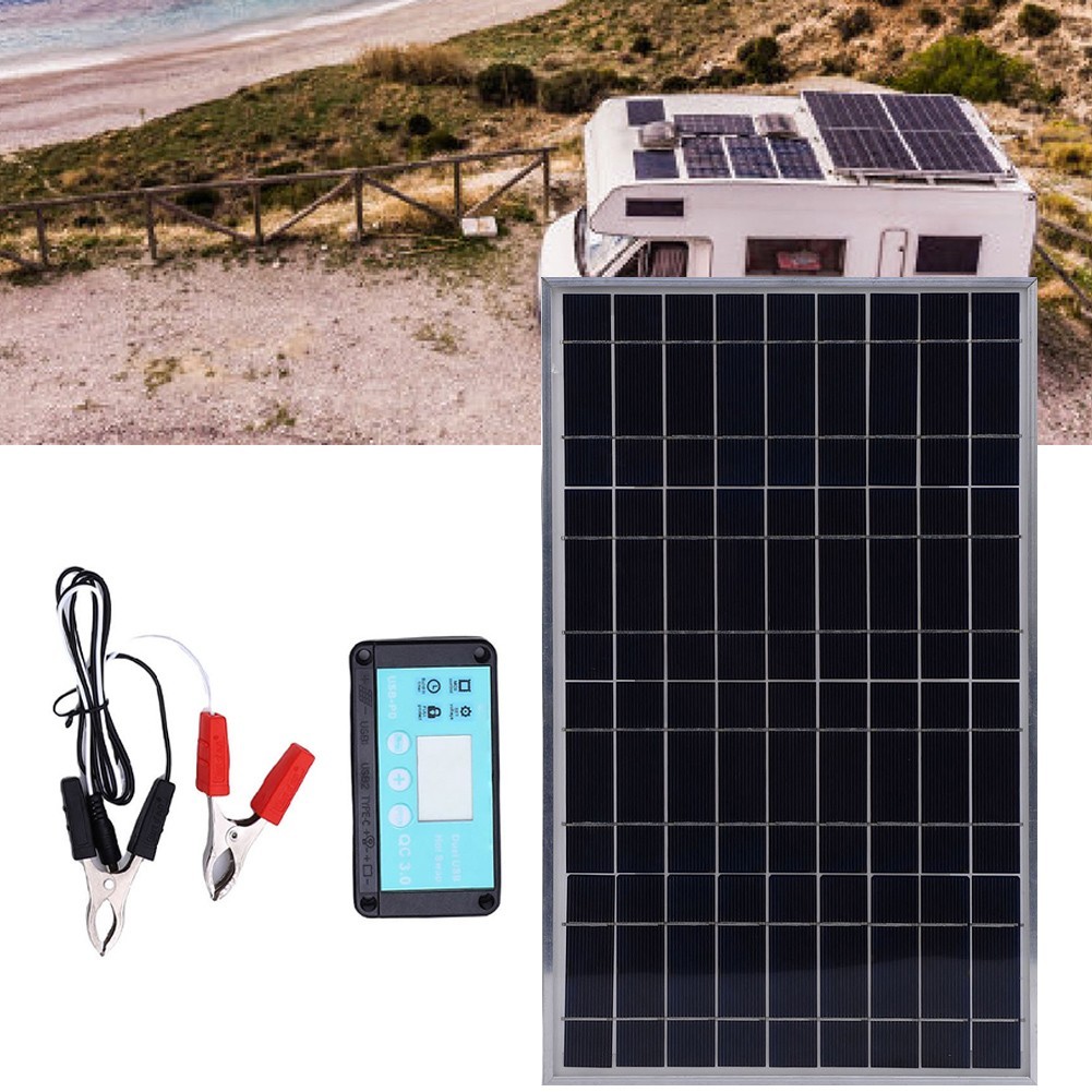 [HME] 200W Solar Panel Kit,Panels Module 200w With Controller Solar ...