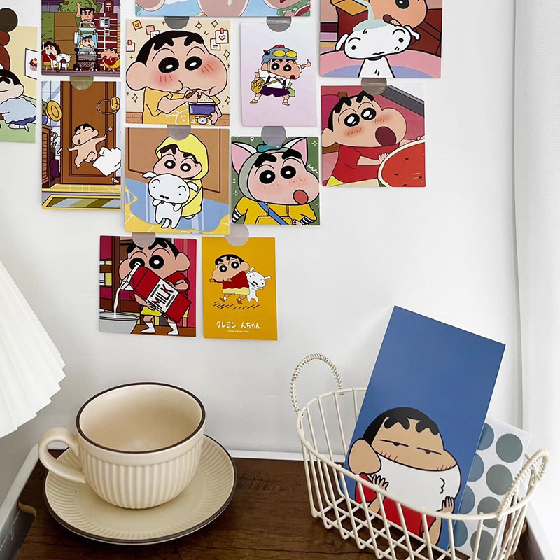 Cartoon Crayons Wall Stickers 15pcs Ins Crayon Stickers Bedroom Wall ...