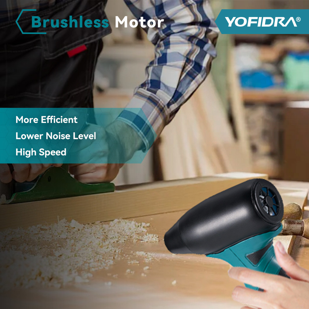 YOFIDRA Brushless Electric Turbo Blower Jet Fan 4 Gears Violent Car ...