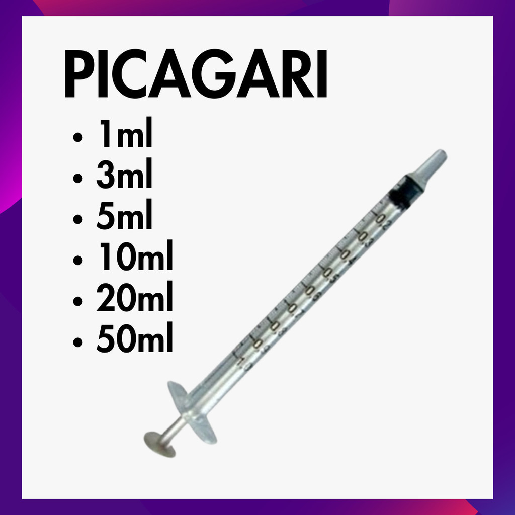Syringe/Picagari 3/5/10/20/50 ML Multipurpose untuk kesihatan | Shopee ...