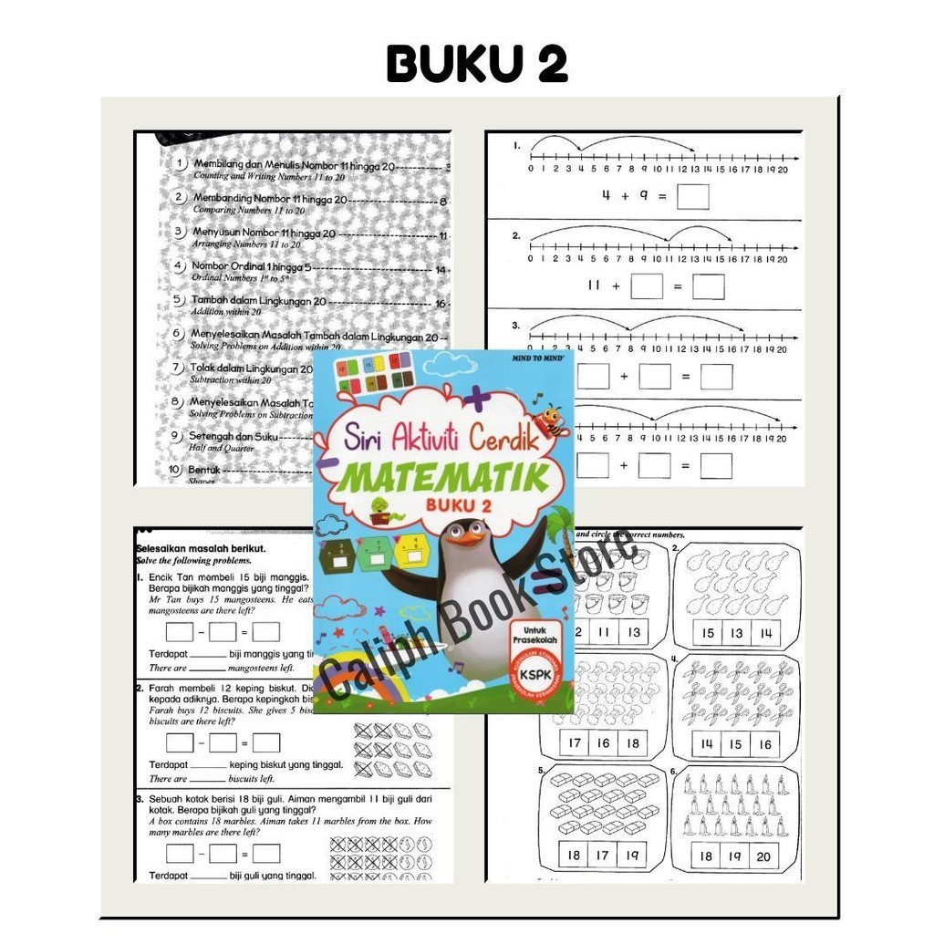 Buku Siri Aktiviti Cerdik Matematik Prasekolah Dwibahasa 4 6 Tahun ...