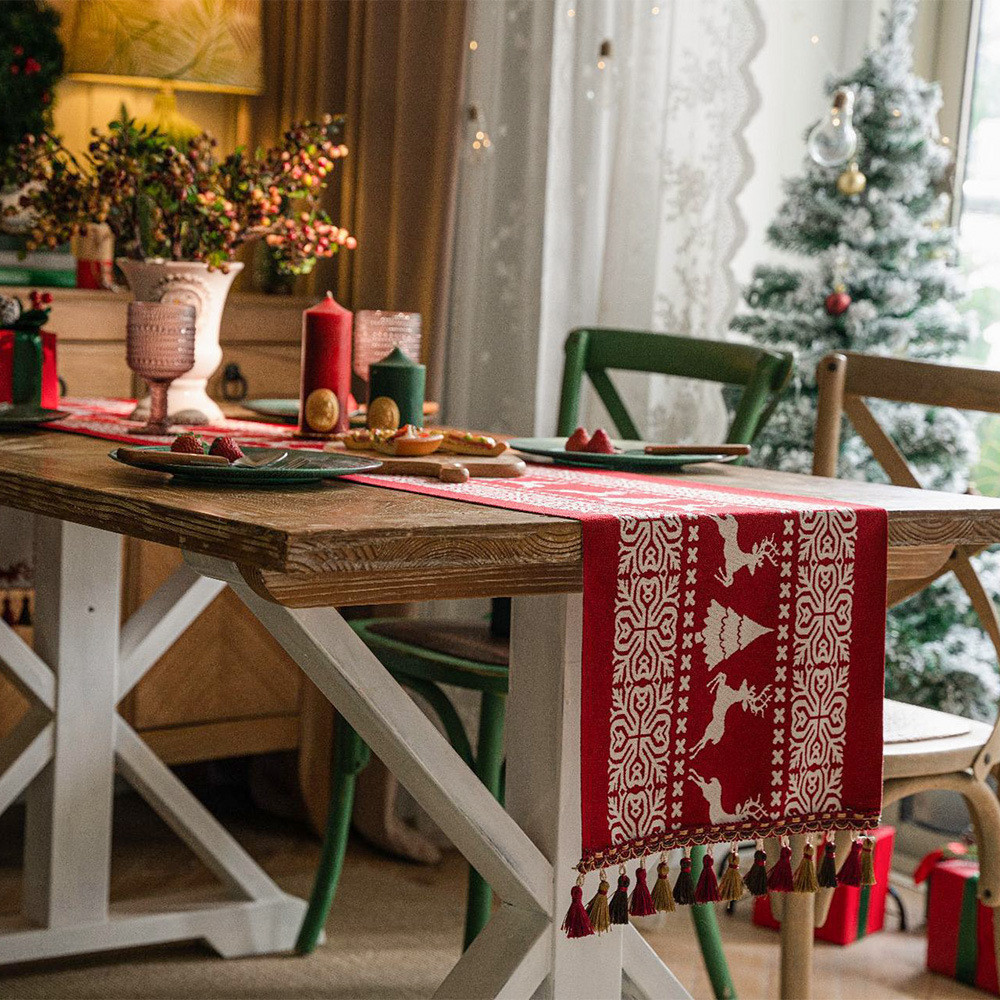 Tablecloth Christmas Decoration Long Tablecloth Suitable for Home ...