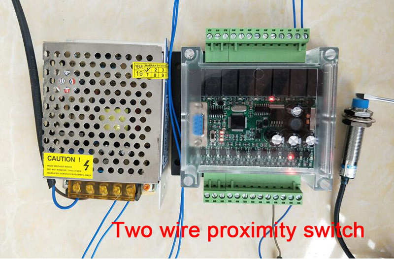 PLC programmable controller 1N-20MR DC Relay module with Base Industrial Control Board ...