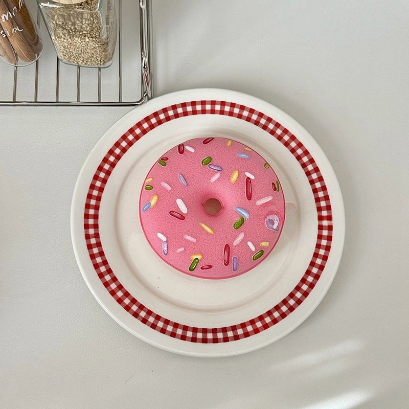 Donut Shape Dish Sponge Dopamine Color Sponge Portable Kitchen Cleaning ...