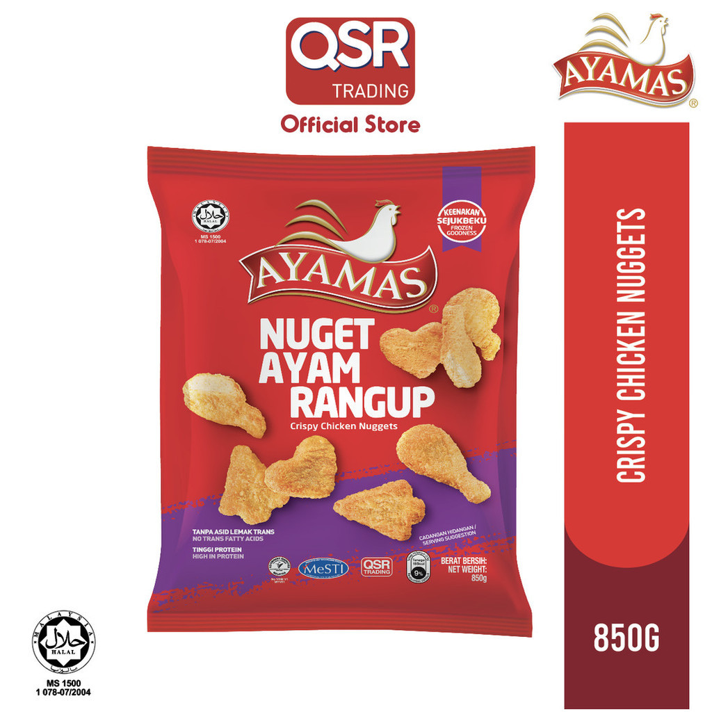 [KLANG VALLEY ONLY] AYAMAS Crispy Nugget 850g | Shopee Malaysia