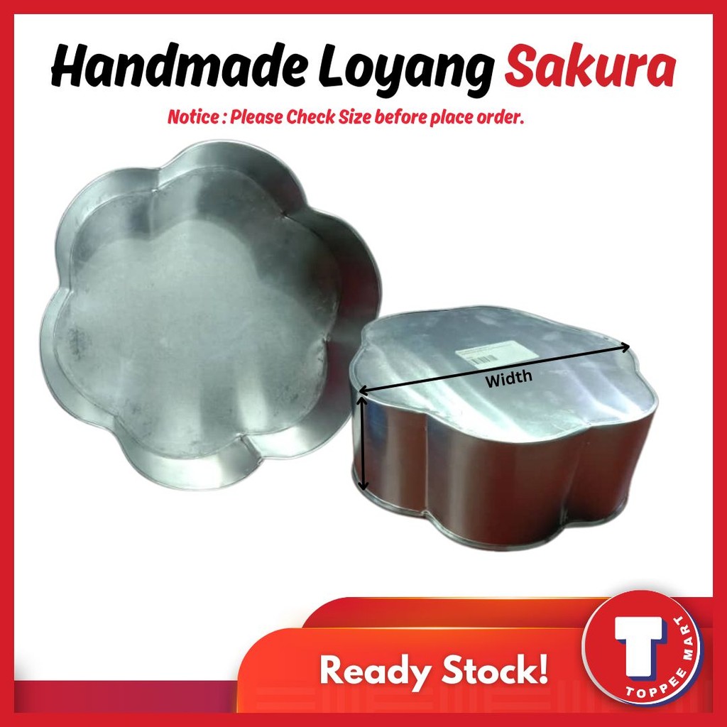 Sakura Flower Handmade Aluminium Mould Acuan Loyang Kek Bunga Sakura ...