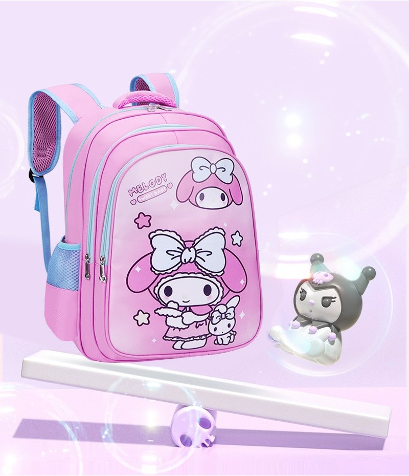 【ShopWithJoy】43cm Kuromi Cinnamorol Melody Lotso Kids School Bag Beg ...